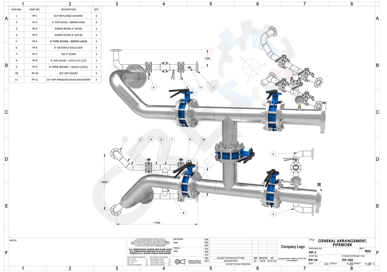 Piping, Tubing, Ducting - Creo 3D Design LTD